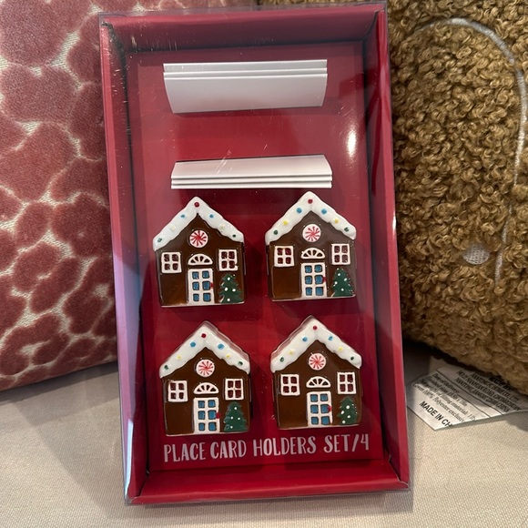 LANG | Holiday | Lang Gingerbread House Table Place Cards Set Of 4 ...